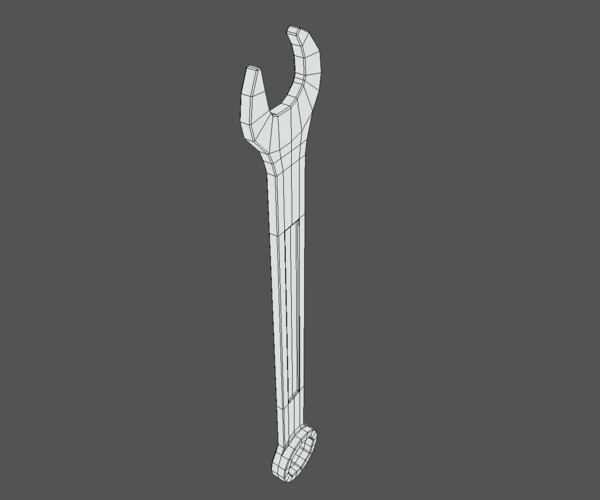 ArtStation - Low Poly Cartoon Wrench | Resources