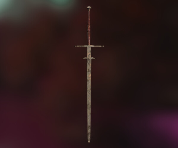 ArtStation - Rusted Great Sword - Rusted zweihander | Game Assets