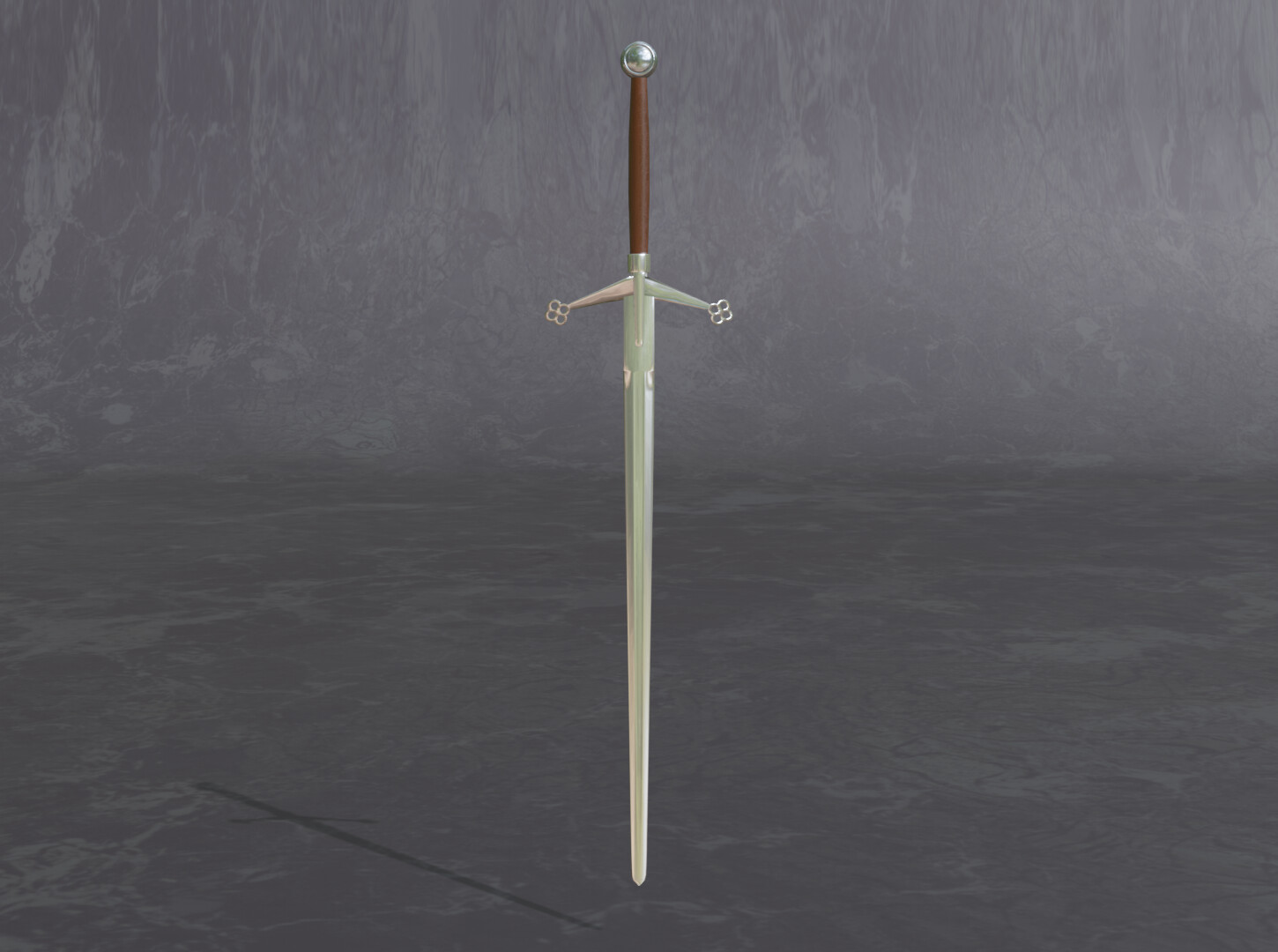 ArtStation - Medieval Scottish Claymore - two-handed sword | Game Assets