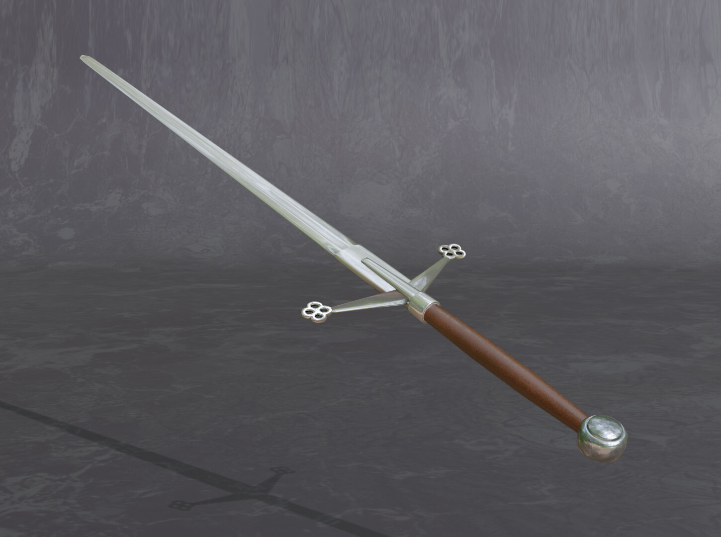 ArtStation - Medieval Scottish Claymore - two-handed sword | Game Assets