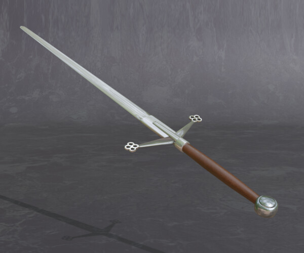 ArtStation - Medieval Scottish Claymore - two-handed sword | Game Assets