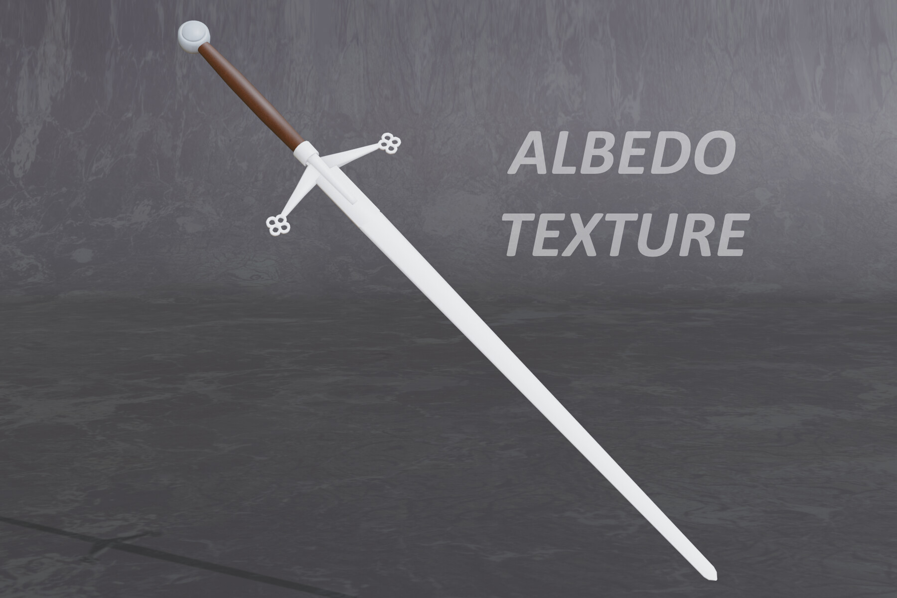 ArtStation - Medieval Scottish Claymore - two-handed sword | Game Assets