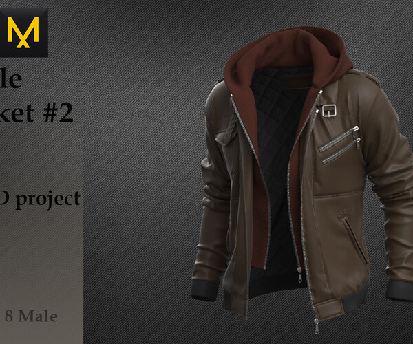 ArtStation - Mens jacket | Game Assets