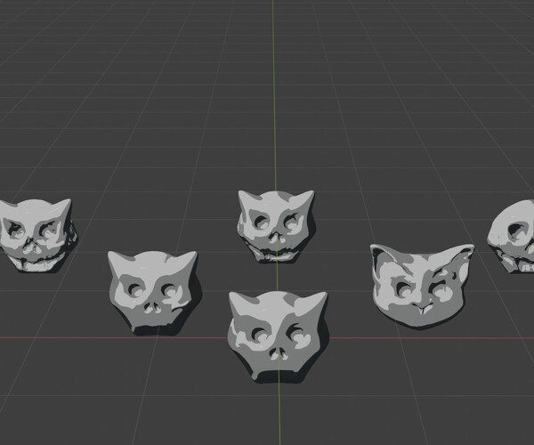 ArtStation - Cute Cartoon Skull Generator + 8 ready characters | Resources