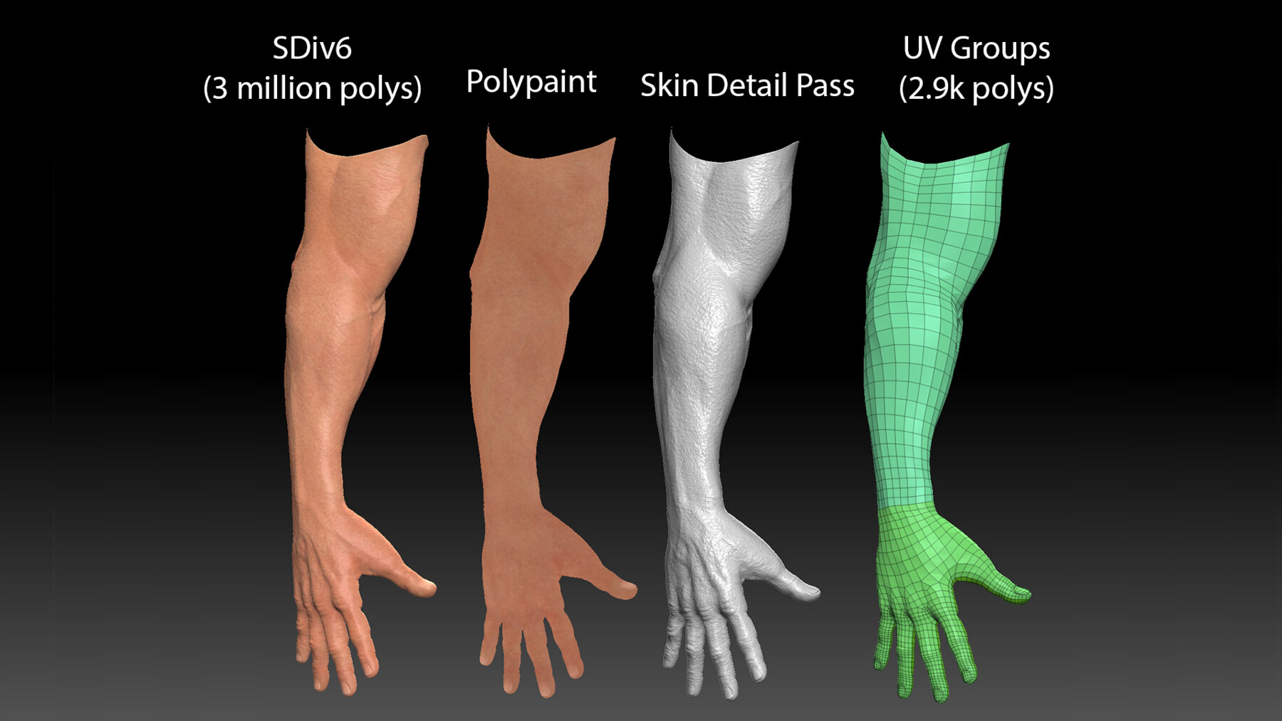 ArtStation - Male Arm Basemesh | Resources