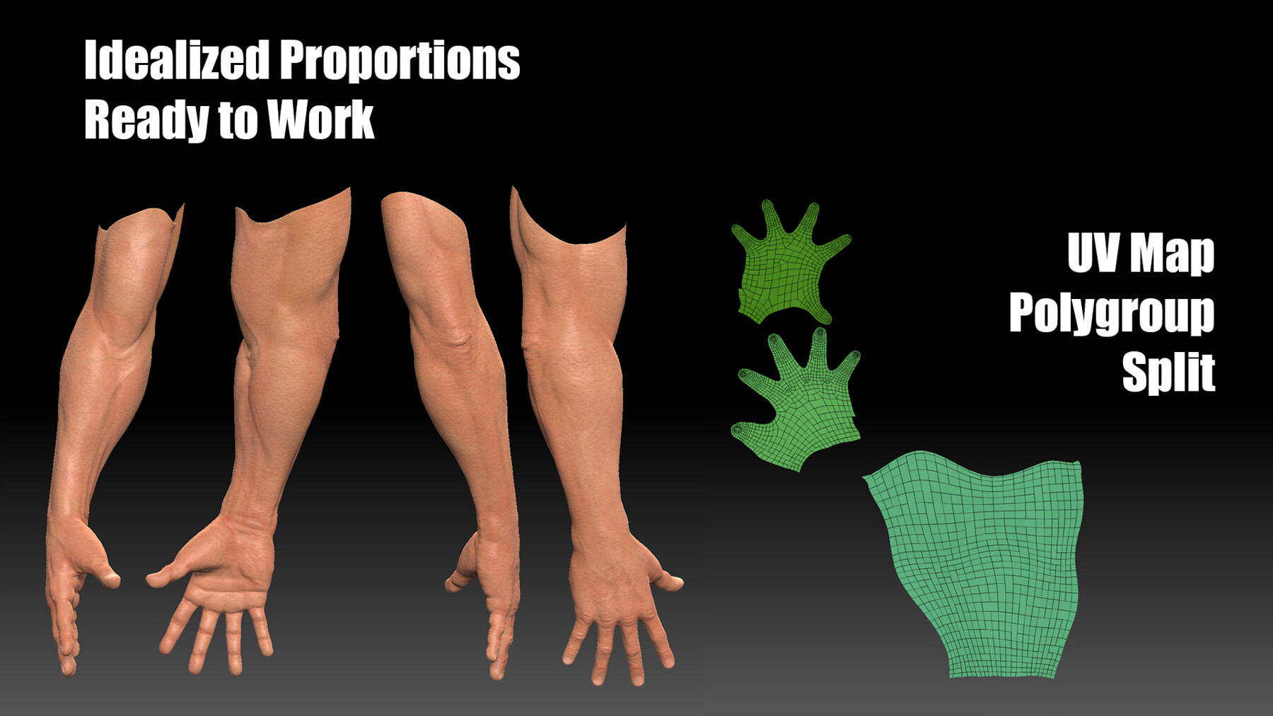 ArtStation - Male Arm Basemesh | Resources