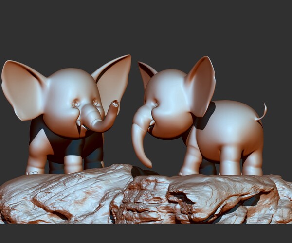 ArtStation - Elephant 3d print | Resources