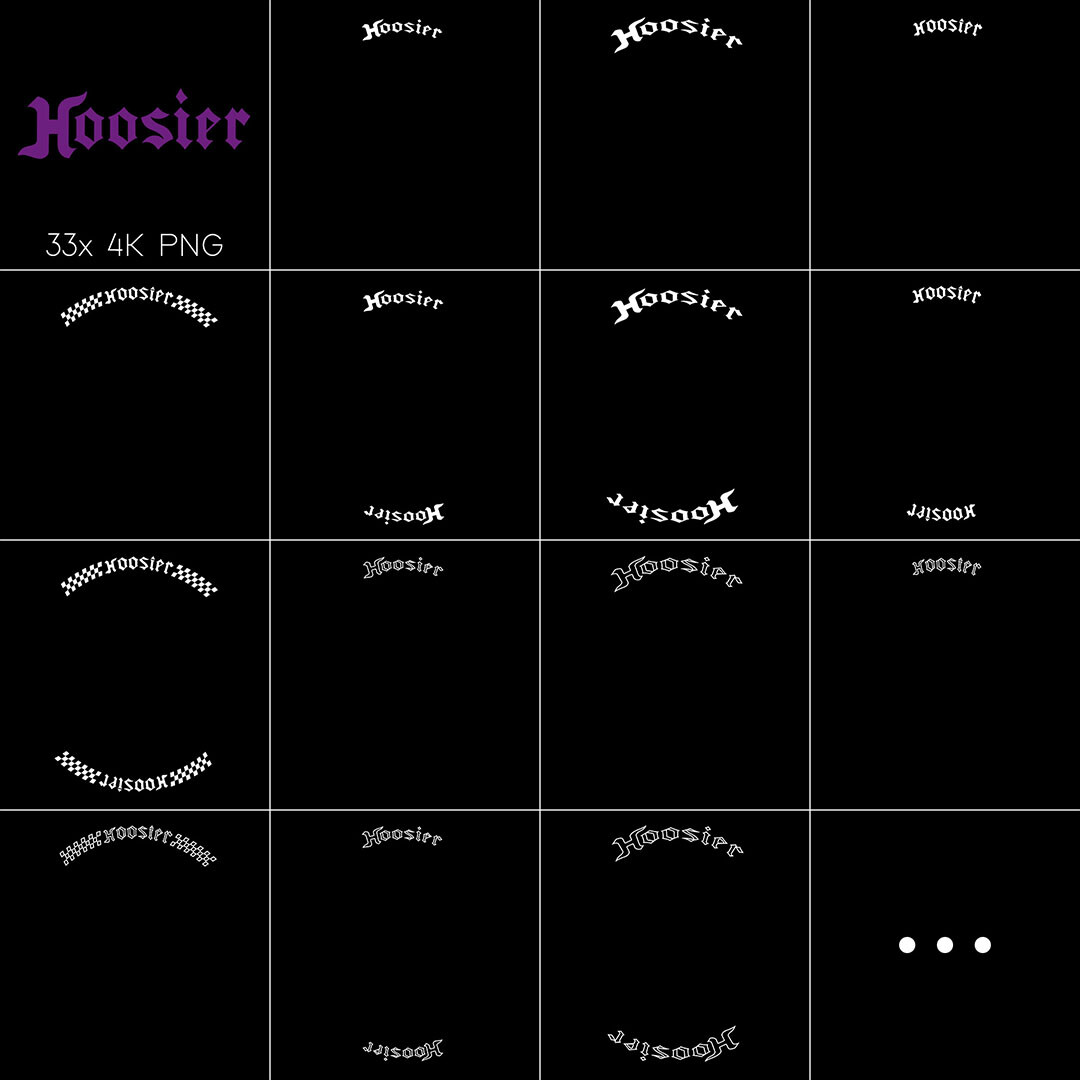 ArtStation - 33x Hoosier Racing tire sidewall 4K PNG decals | Game Assets