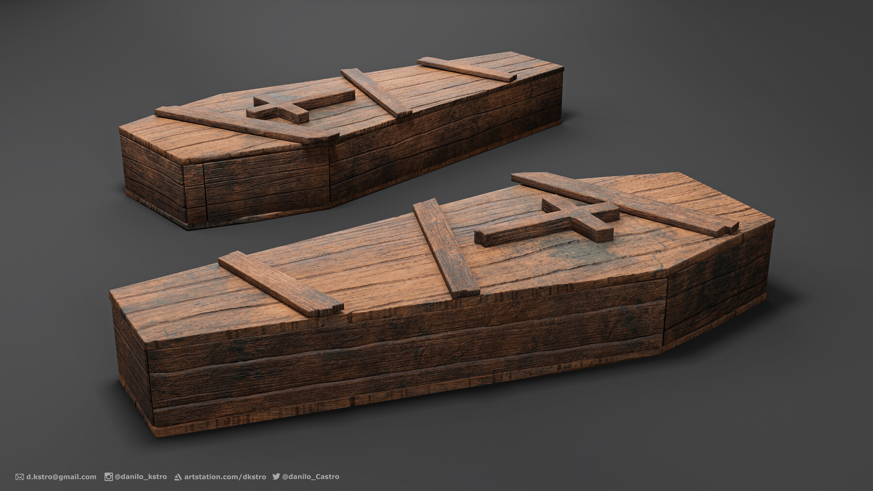 ArtStation - Coffin | 3D model | Game Assets