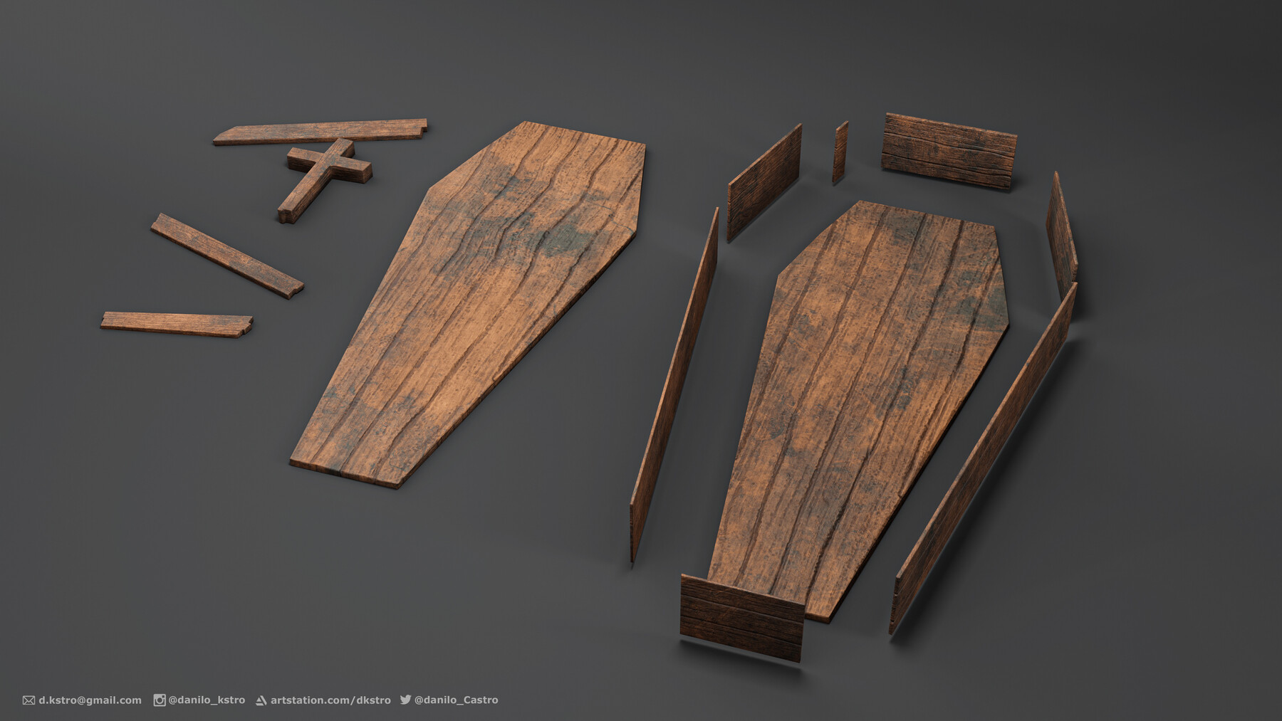 ArtStation - Coffin | 3D model | Game Assets