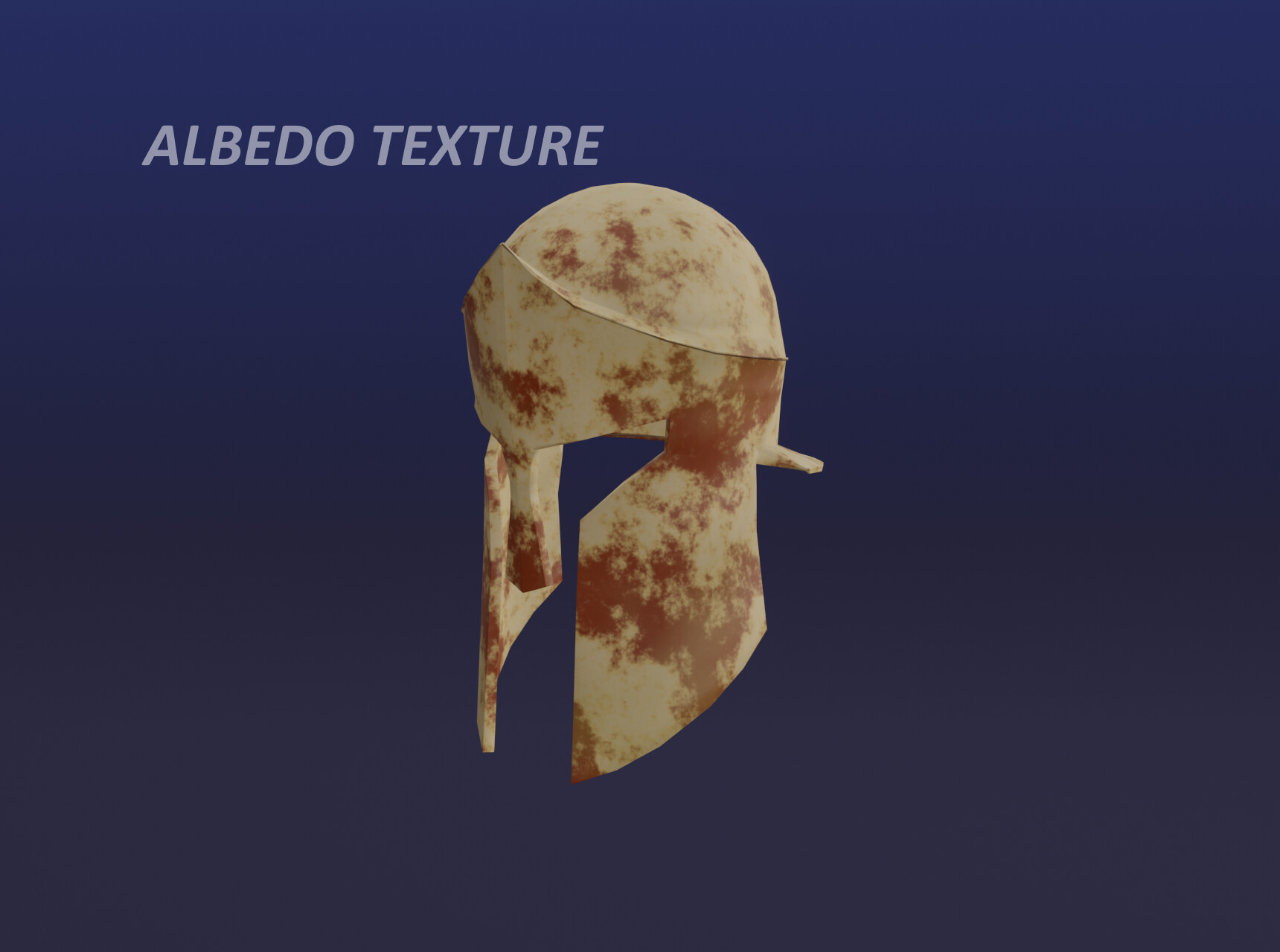 ArtStation - Rusted Fantasy Knight Helmet - Medieval Helmet | Game Assets