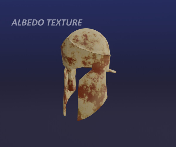 ArtStation - Rusted Fantasy Knight Helmet - Medieval Helmet | Game Assets