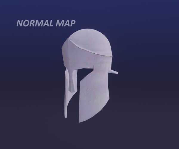 ArtStation - Rusted Fantasy Knight Helmet - Medieval Helmet | Game Assets