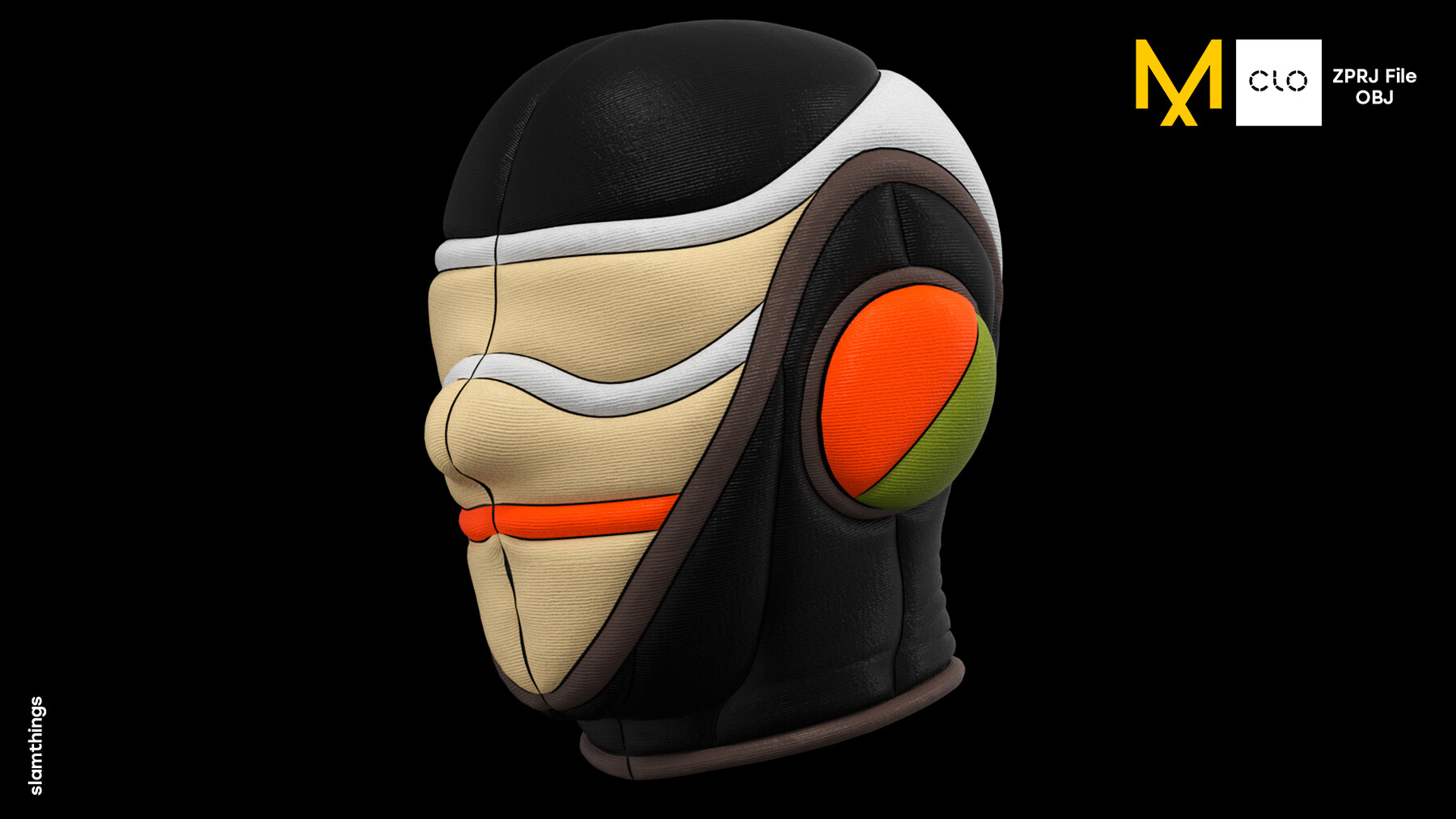 ArtStation - Future Fashion Helmet / Mask Pack Vol.1 - Clo3D ...