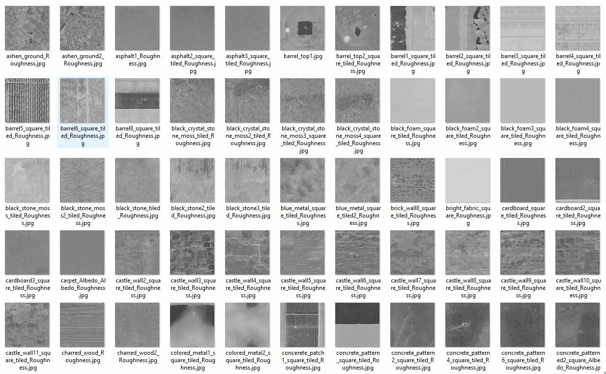 ArtStation - Seamless Roughness Imperfection Bundle - 456 Textures / 8K ...