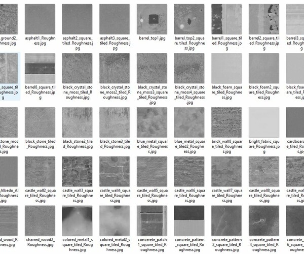 ArtStation - Seamless Roughness Imperfection Bundle - 456 Textures / 8K ...