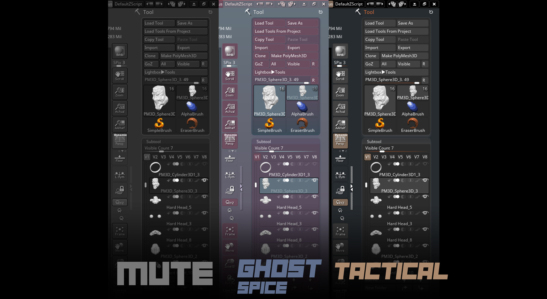 ArtStation - ZBrush UI Colors II: User Interface Colors | Brushes