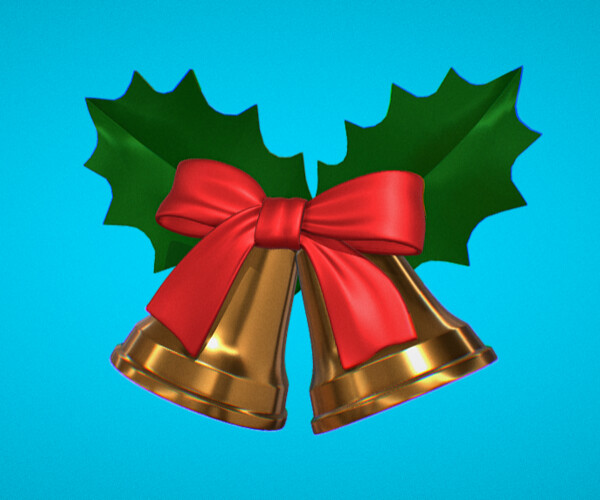 ArtStation - christmas Bell | Game Assets