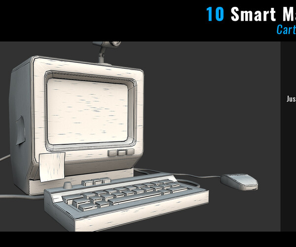 ArtStation - 10 Cartoon - Smart Materials | Resources