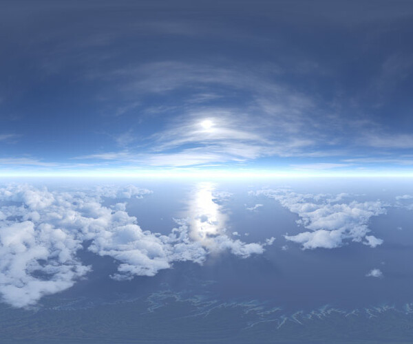 ArtStation - Map #114 Morning Ocean @ 24,000 feet | Resources