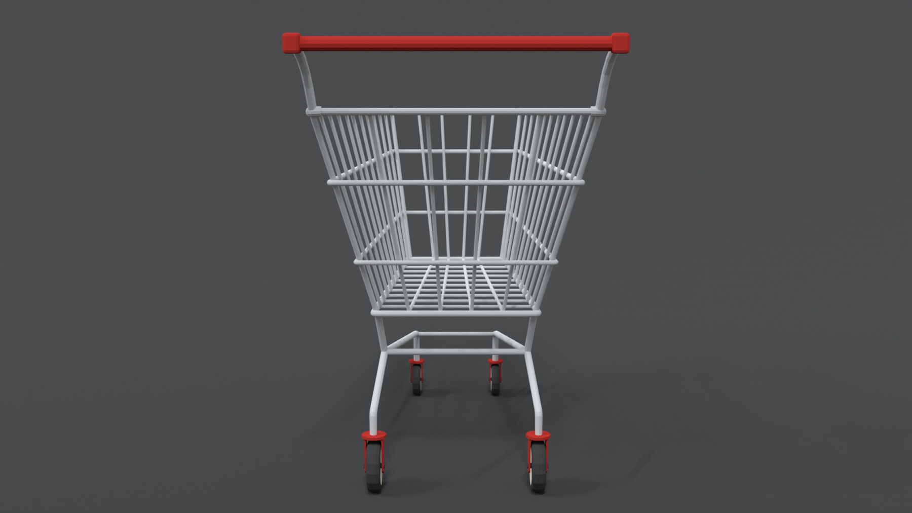 ArtStation - Low Poly Cartoon Super Market Cart | Game Assets