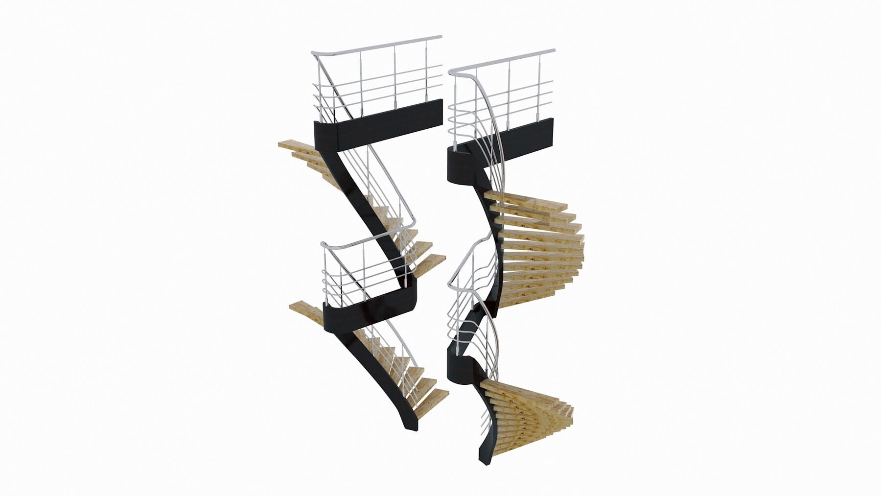 ArtStation - Twisted or Spiral Stairs | Resources