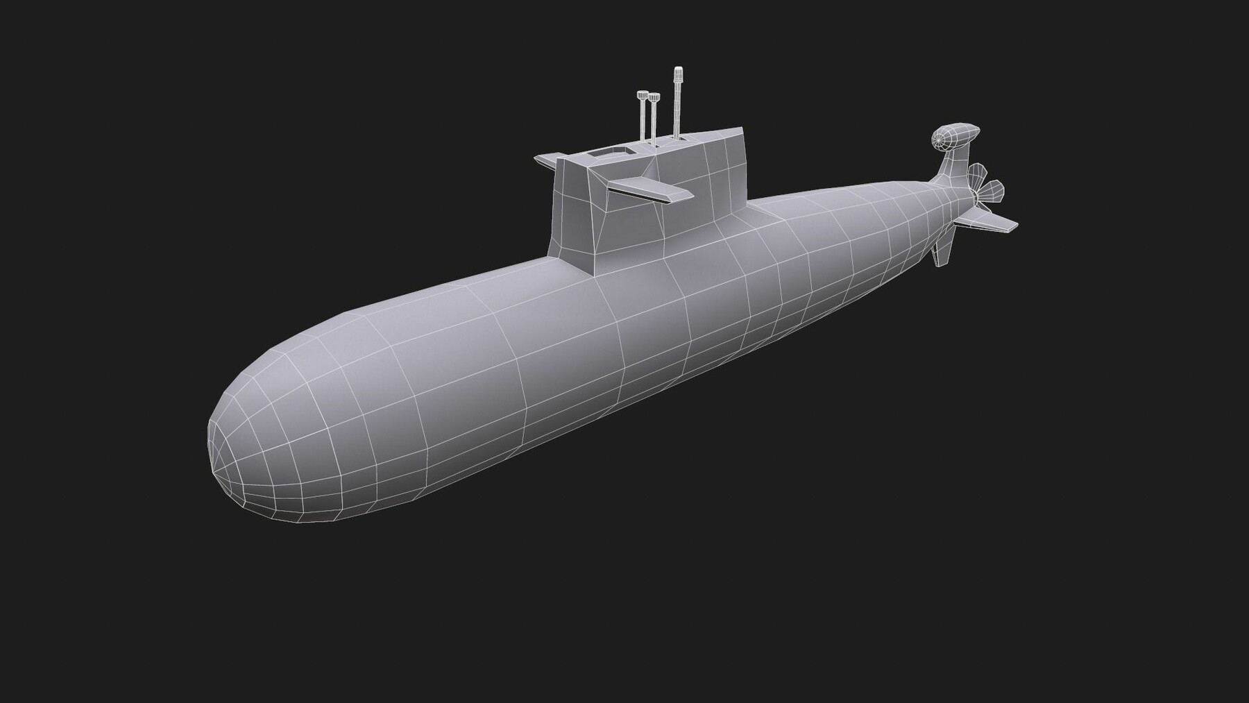 ArtStation - Submarine 3d Model | Game Assets