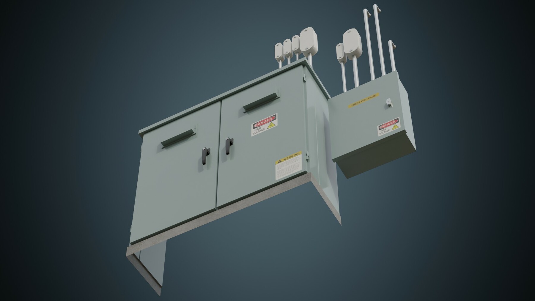 ArtStation - Utility Box 4A | Game Assets