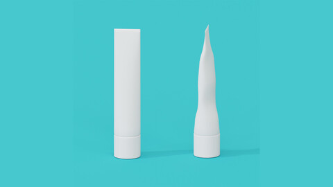 ArtStation - Toothpaste, base tube | Game Assets