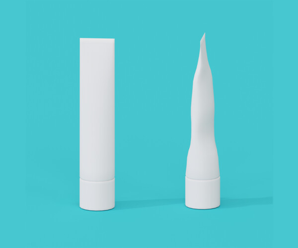 ArtStation - Toothpaste, base tube | Game Assets
