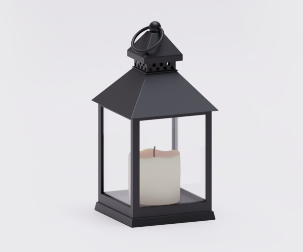 ArtStation - Realistic lantern whith a candle | Resources