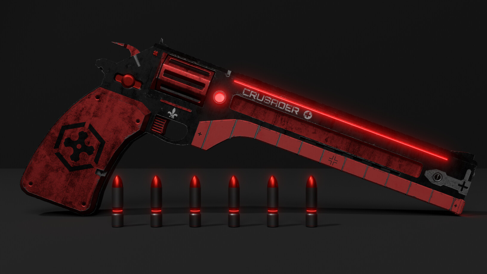 ArtStation - Revolver, Codename: CRUSADER | Game Assets