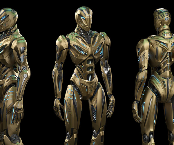 ArtStation - Robot ALIEN MECH - RIGGED - ADVANCED EDITION 3d model ...