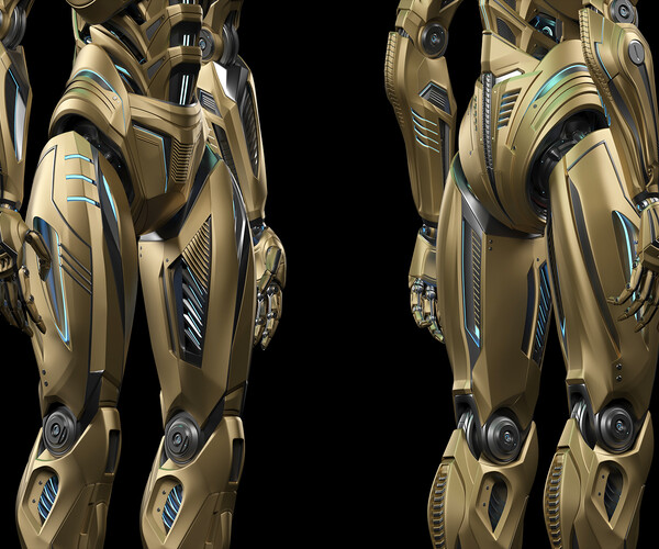 ArtStation - Robot ALIEN MECH - RIGGED - ADVANCED EDITION 3d model ...