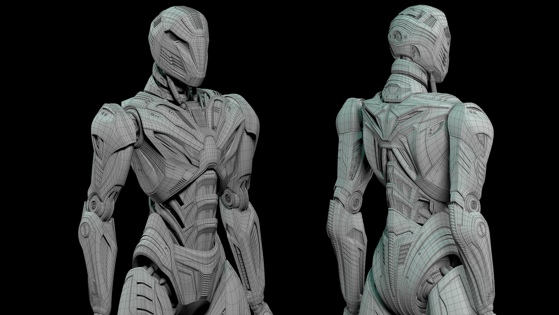 ArtStation - Robot ALIEN MECH - RIGGED - ADVANCED EDITION 3d model ...