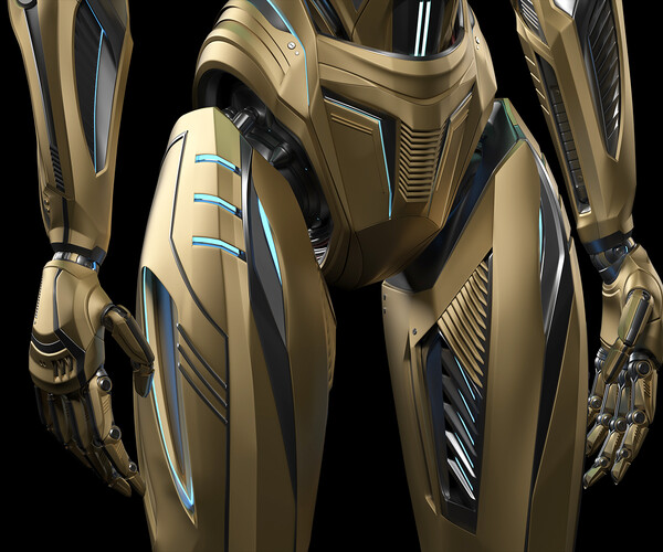 ArtStation - Robot ALIEN MECH - RIGGED - ADVANCED EDITION 3d model ...