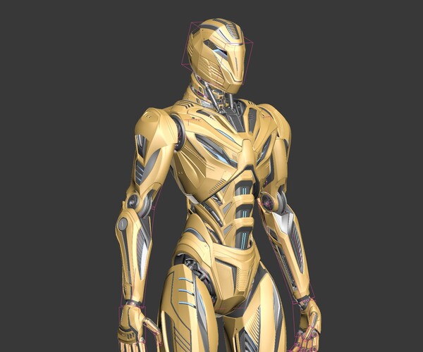 ArtStation - Robot ALIEN MECH - RIGGED - ADVANCED EDITION 3d model ...