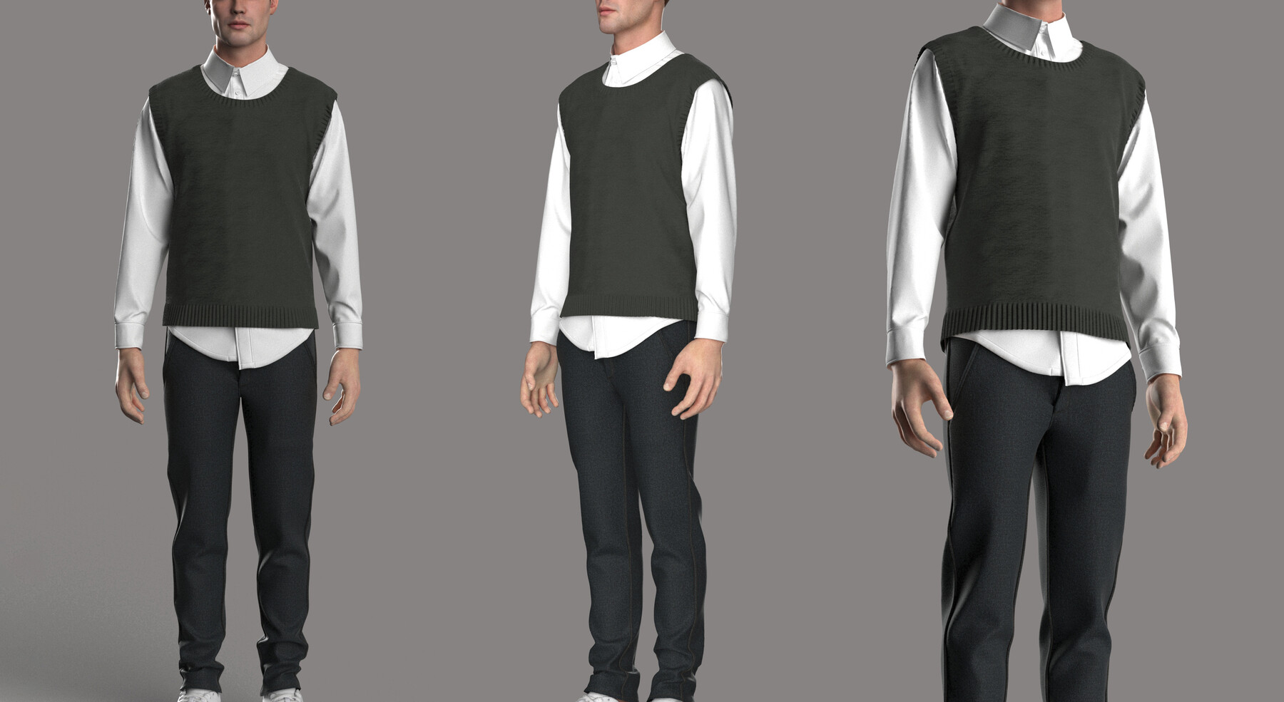 ArtStation - Mens outfit- 1 | Game Assets