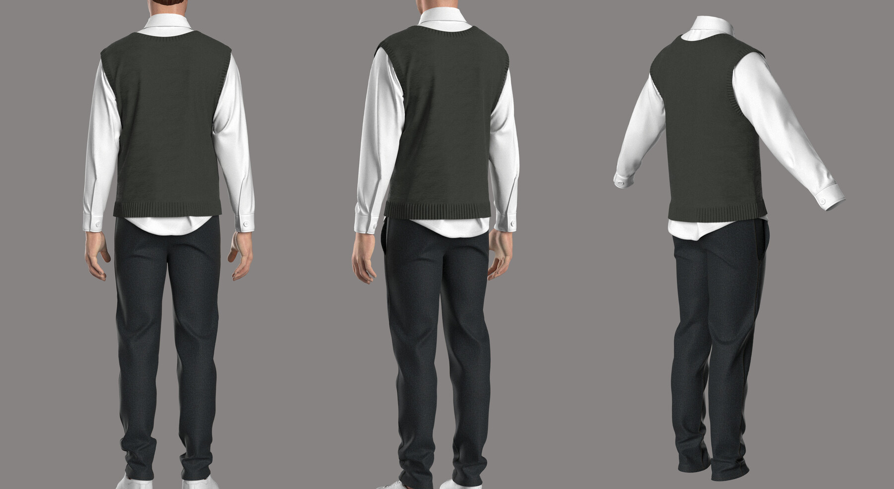 ArtStation - Mens outfit- 1 | Game Assets