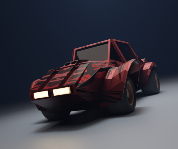 ArtStation - Low Poly Car | Resources