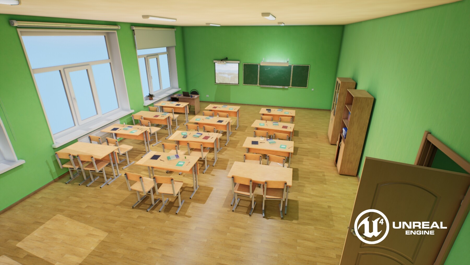 ArtStation - Classroom Props Pack | Game Assets