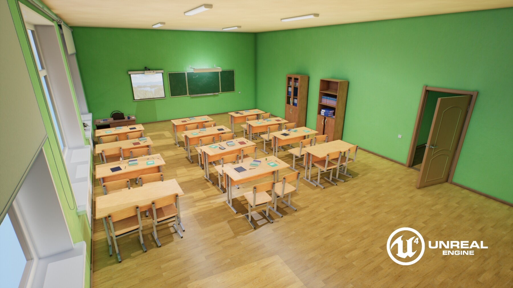 ArtStation - Classroom Props Pack | Game Assets