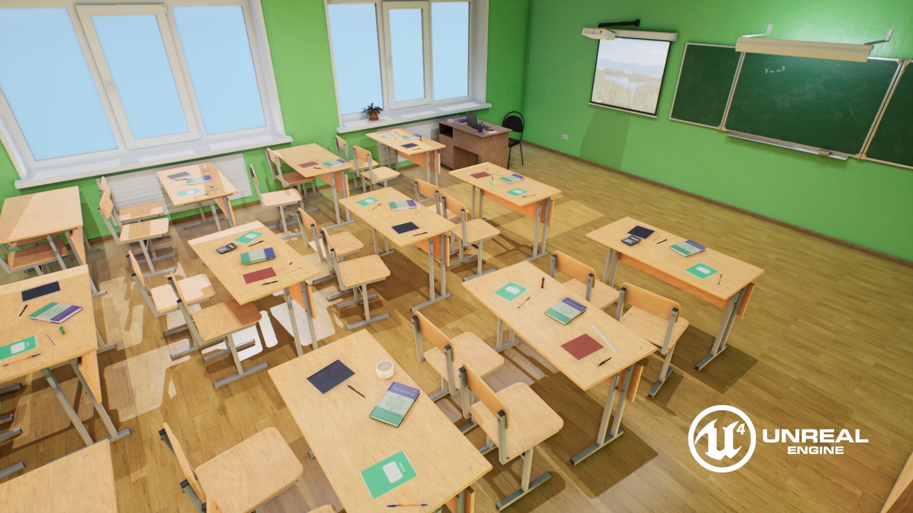 ArtStation - Classroom Props Pack | Game Assets
