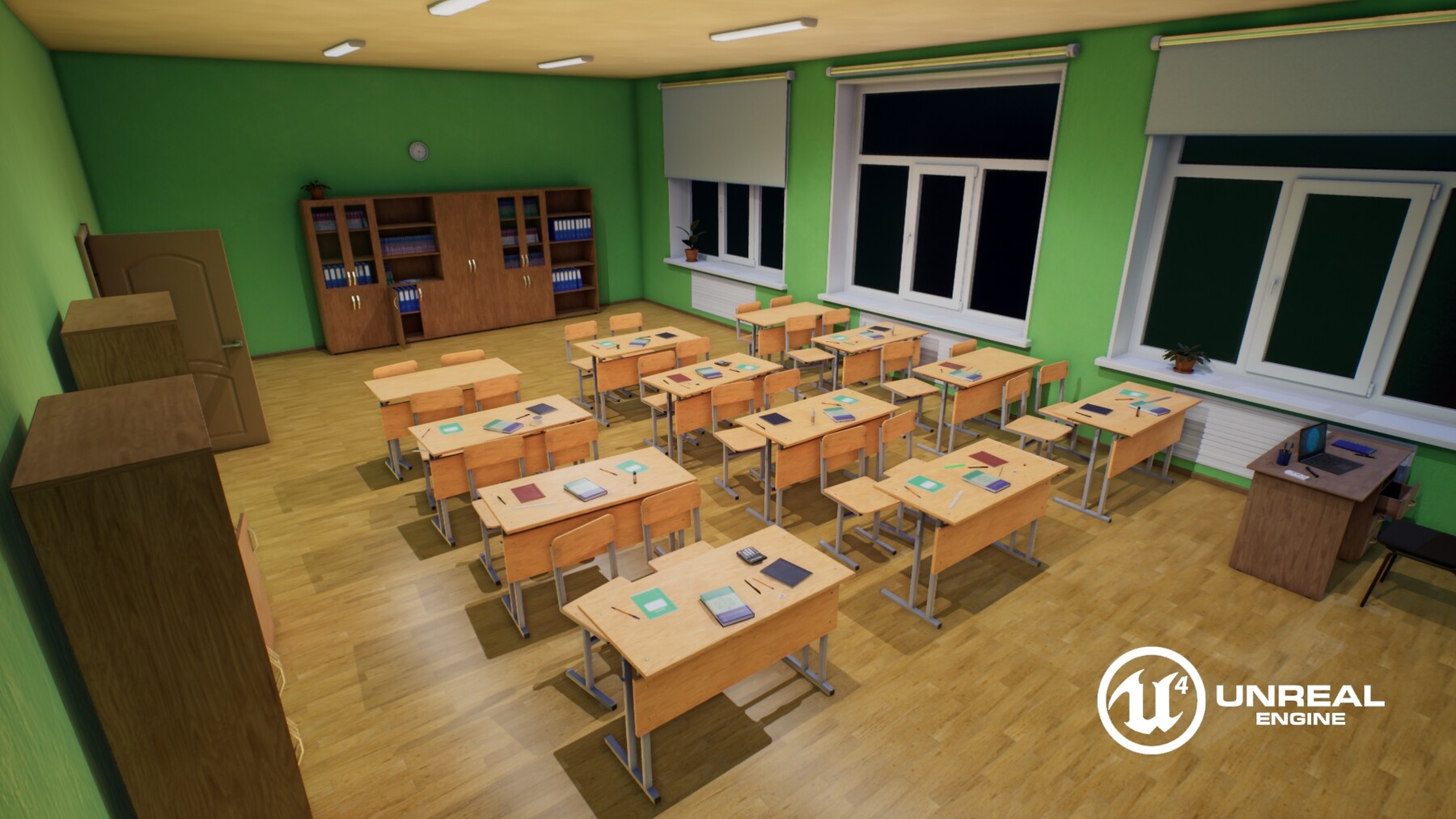 ArtStation - Classroom Props Pack | Game Assets