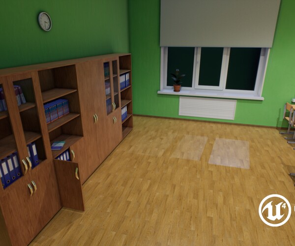 ArtStation - Classroom Props Pack | Game Assets