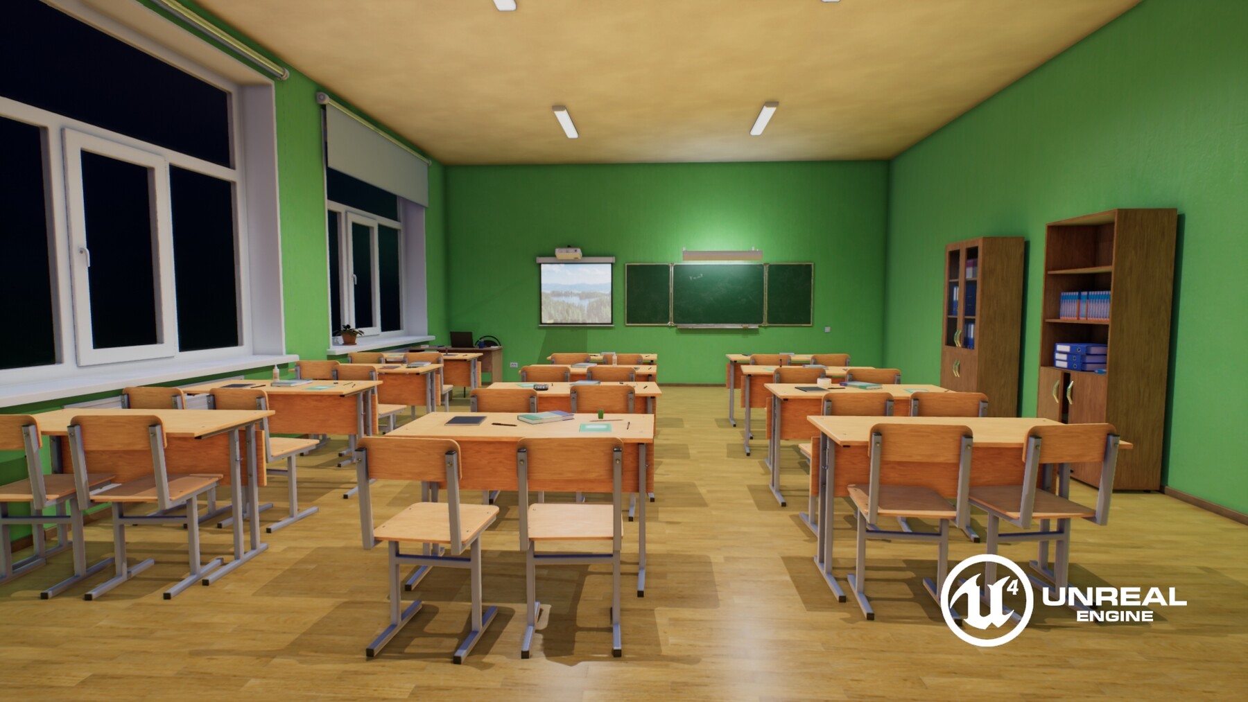 ArtStation - Classroom Props Pack | Game Assets