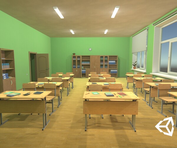 ArtStation - Classroom Props Pack | Game Assets