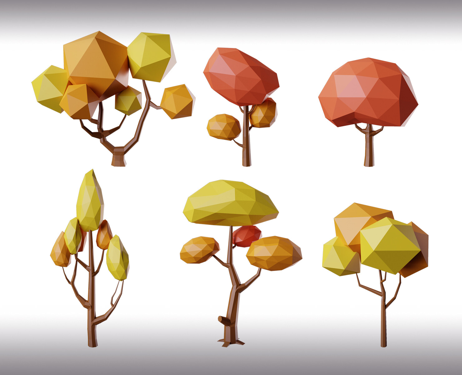 ArtStation - Lowpoly Collection(Nature) | Resources