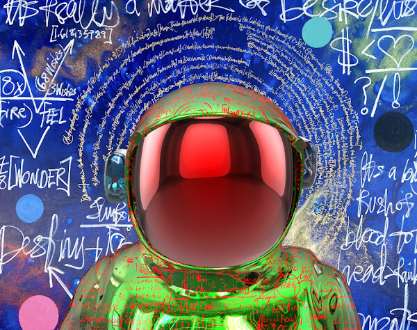 ArtStation - Cosmos Human Art Print | Artworks