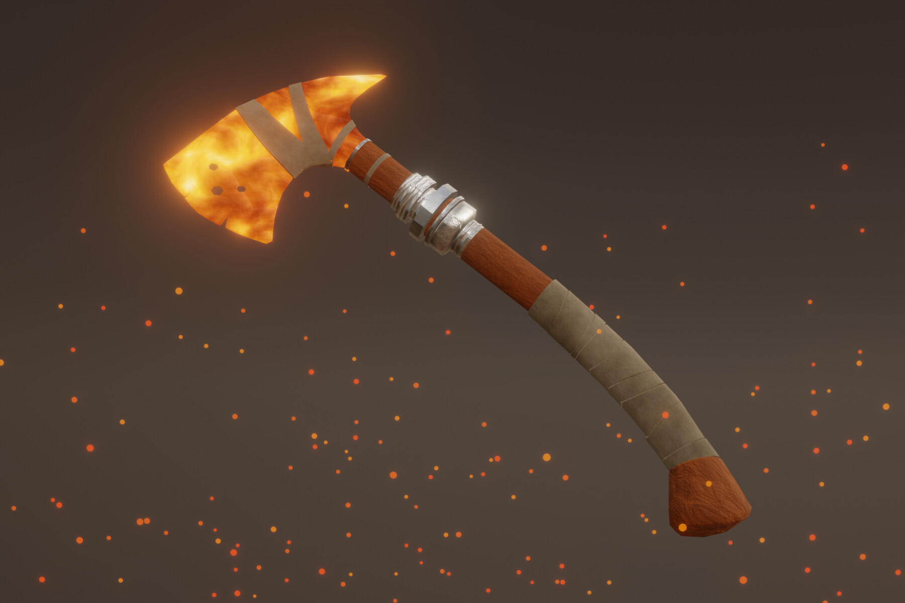 Fire Axe 3d Model